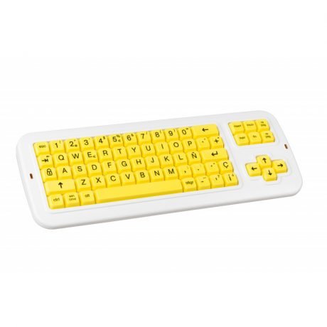 Teclado Junior. Teclado Clevy Alto Contraste - Nuovo Interactivo